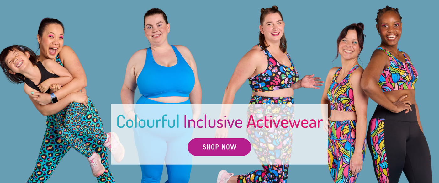 Colourful inclusive Australian activewear | Mama Movement