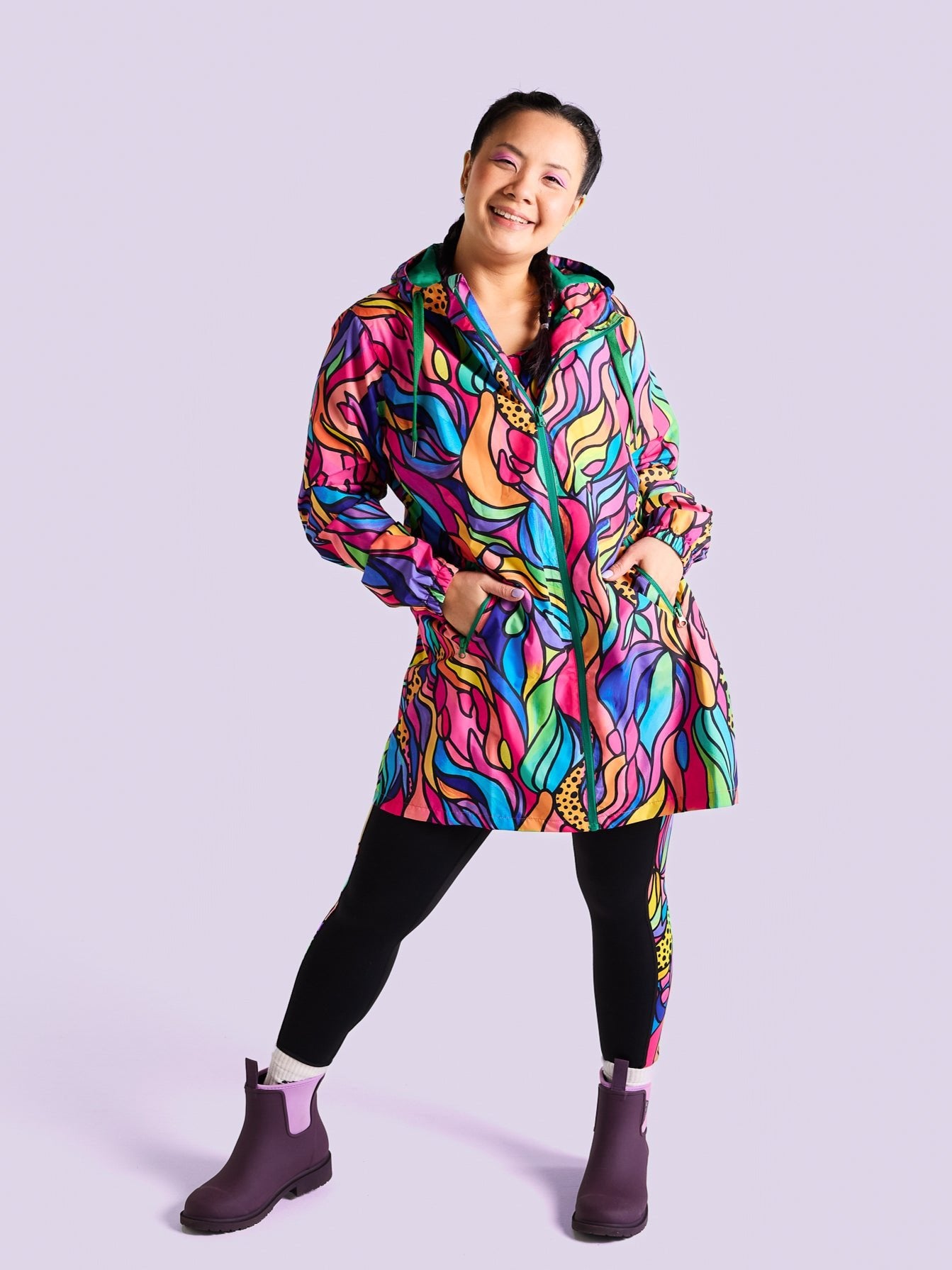 Longline Women's Raincoat - Amazon - Mama Movement