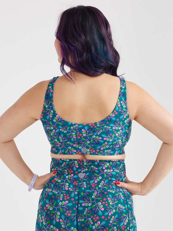 Hybrid Active Swim Crop - Wild Cherry - Mama Movement